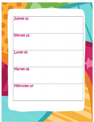 Super Agenda editable para el Inicio del Curso 2015-2016