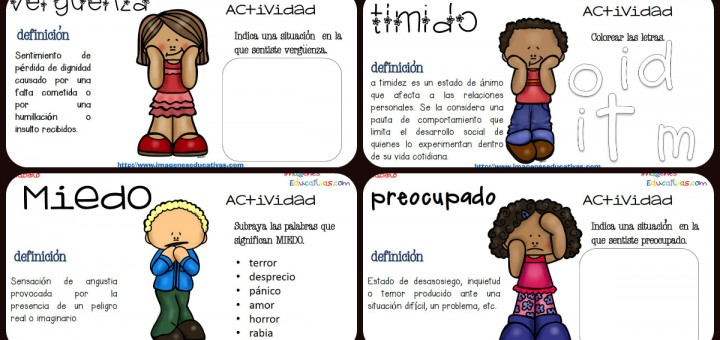 EDUCACIÓN EMOCIONAL. Tarjetas para trabajar las emociones - Imagenes ...