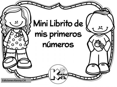 Mini librito mis primeros números - Imagenes Educativas