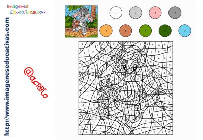 Fichas mejorar la atención: Motricidad y números del 1 al 10 COLOREAMOS ...