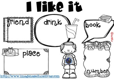 Lo que más me gusta en español e inglés - Imagenes Educativas