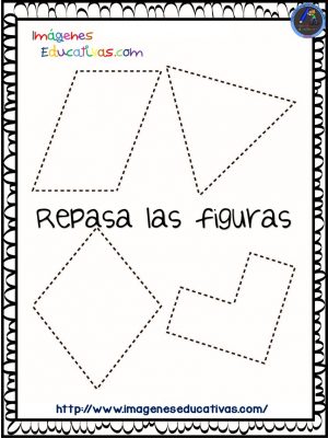 Colección de fichas para trabajar el trazo y FIGURAS - Imagenes Educativas