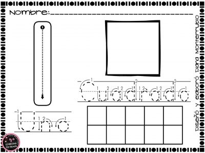 Estupendo cuaderno para trabajar números, trazos y figuras - Imagenes ...