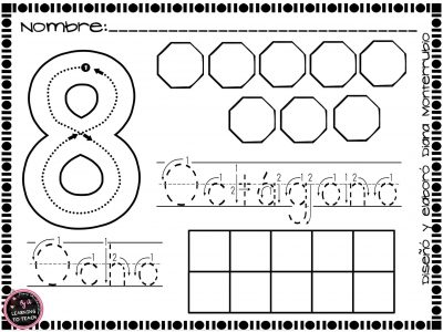 Estupendo cuaderno para trabajar números, trazos y figuras - Imagenes ...