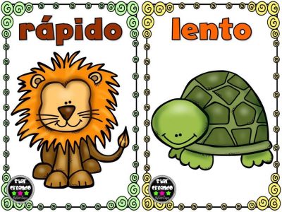 Opuestos, antónimos o contrarios, tarjetas para trabajar en clase II ...