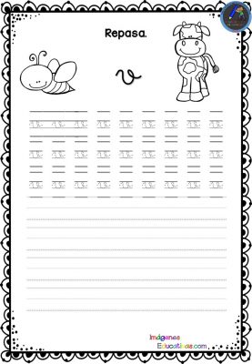 Completo cuaderno para trabajar ortografía y caligrafía LETRAS B Y V ...