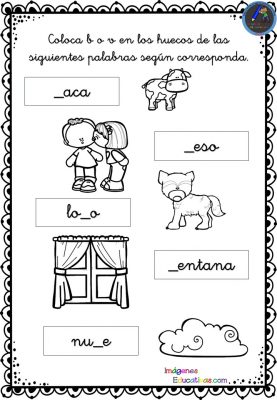 Completo cuaderno para trabajar ortografía y caligrafía LETRAS B Y V ...