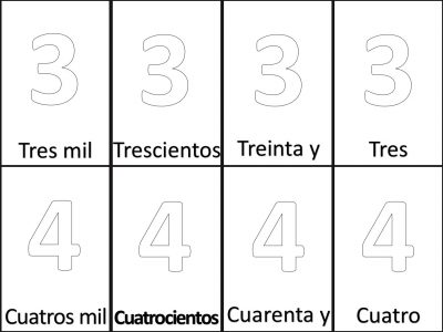 LIBRO MÓVIL DE LOS NÚMEROS del 1 al 1000 listo para imprimir - Imagenes ...