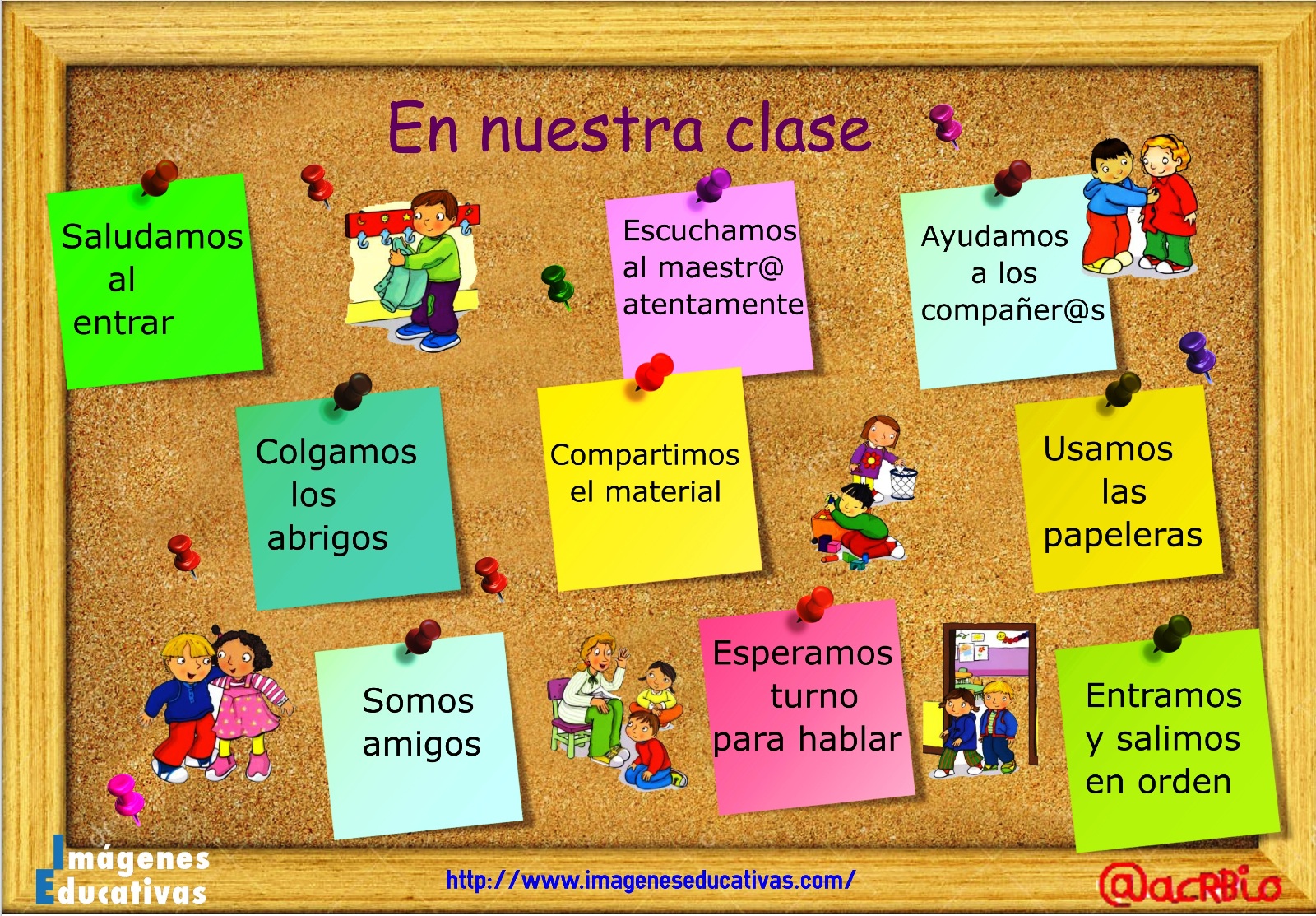 Normas de Clase Tablón - Imagenes Educativas