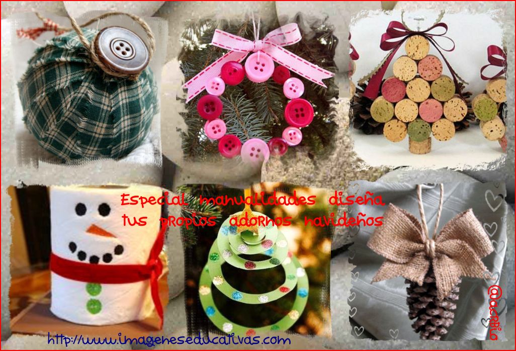 Especial manualidades diseña tus propios adornos navideños - Imagenes ...