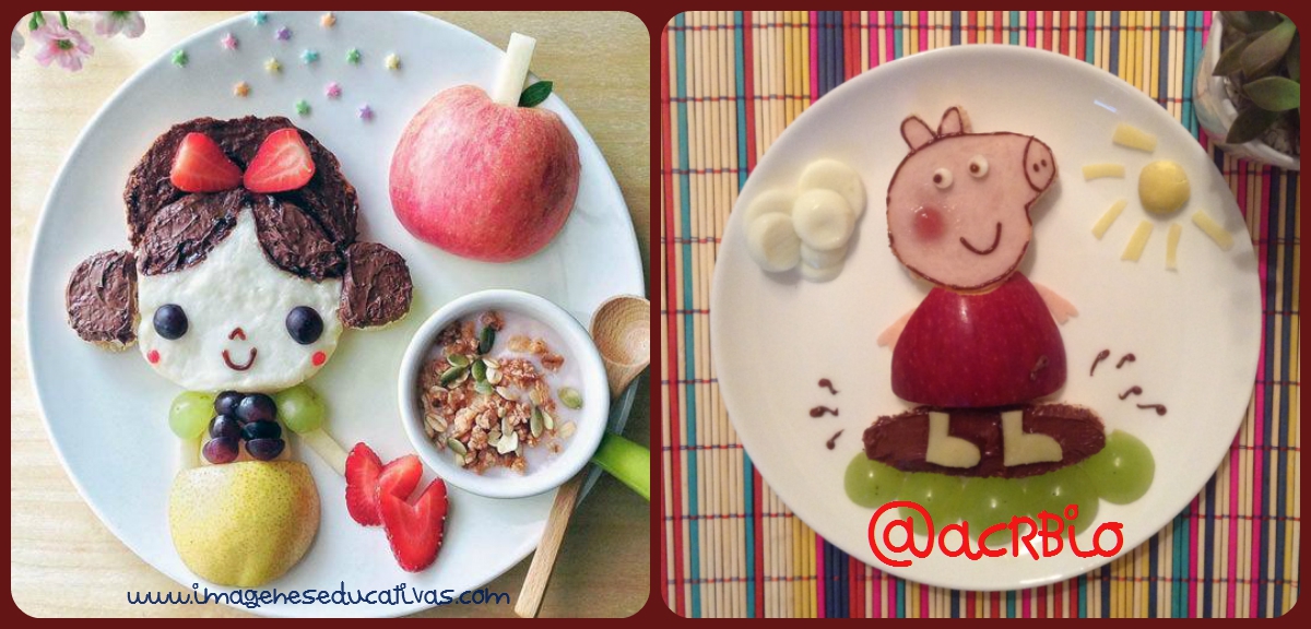 Comida creativa para niños (1) Collaje - Imagenes Educativas