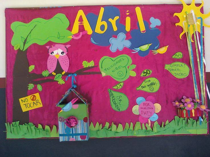 Ideas para el Periódico mural del mes de abril. (6) - Imagenes Educativas
