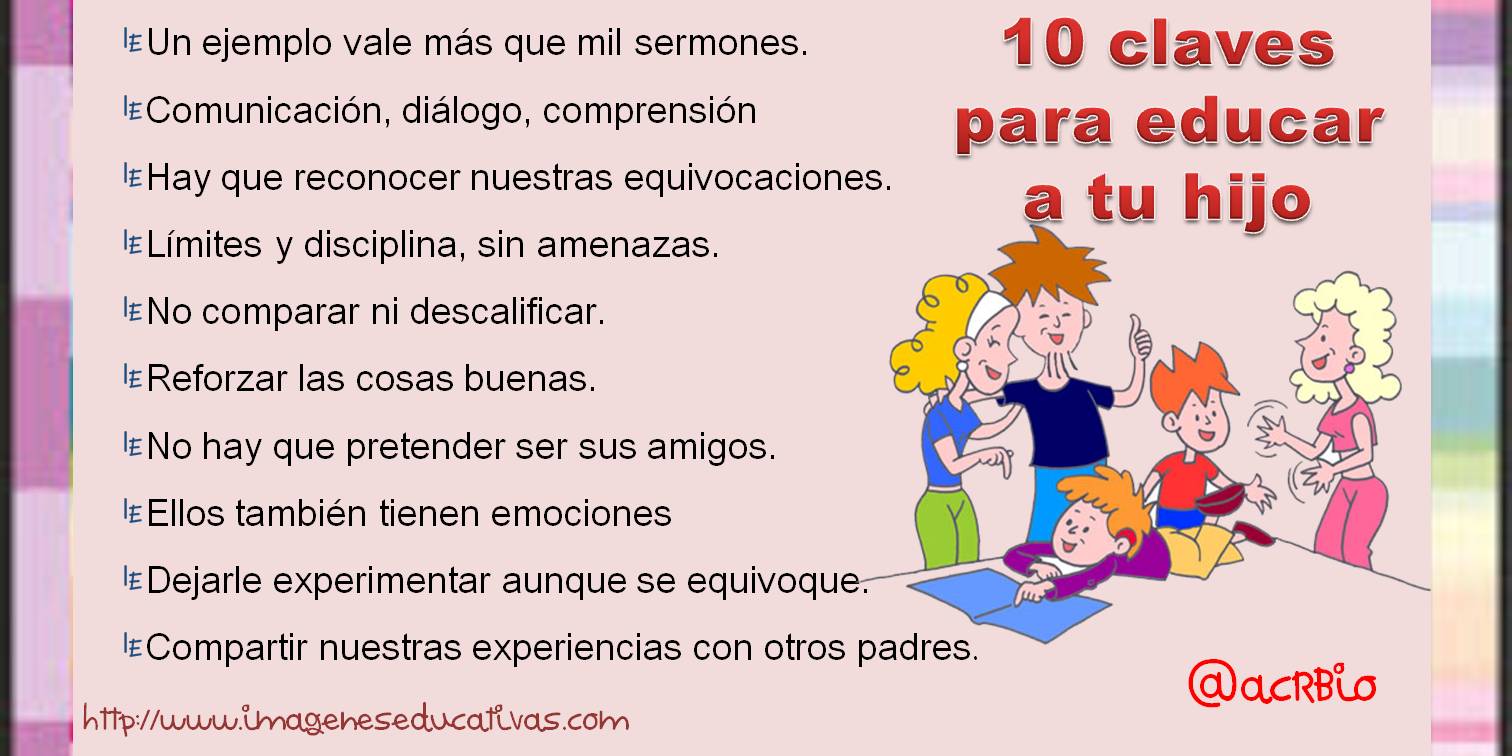 10 claves para educar a tu hijo - Imagenes Educativas 10 claves para educar a tu hijo - Imagenes Educativas
