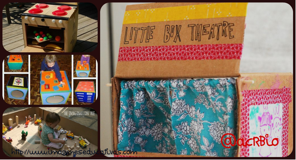 10 Actividades Educativas con Cajas de Cartón.