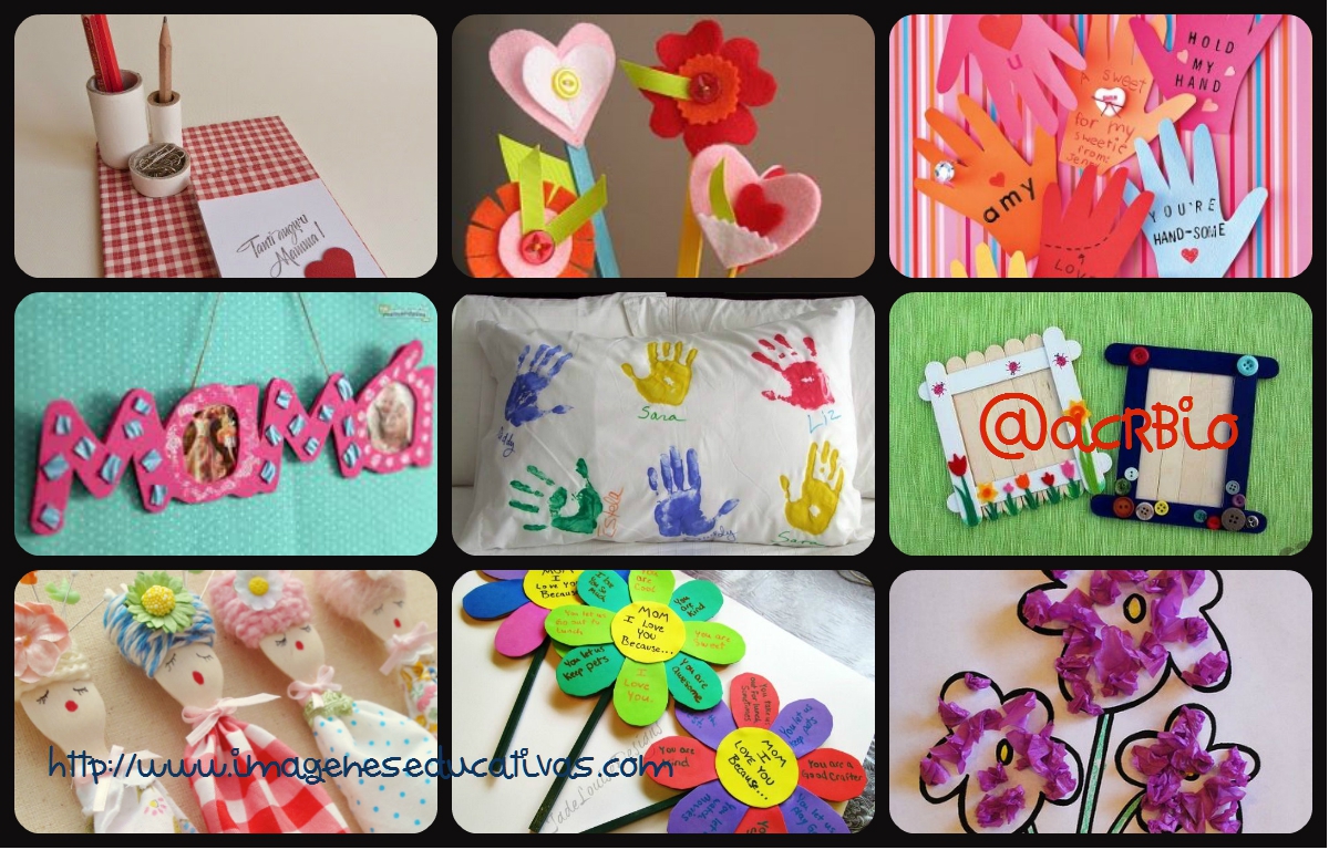Colección De Regalos Manualidades Para El Día De La Madre Fáciles Y