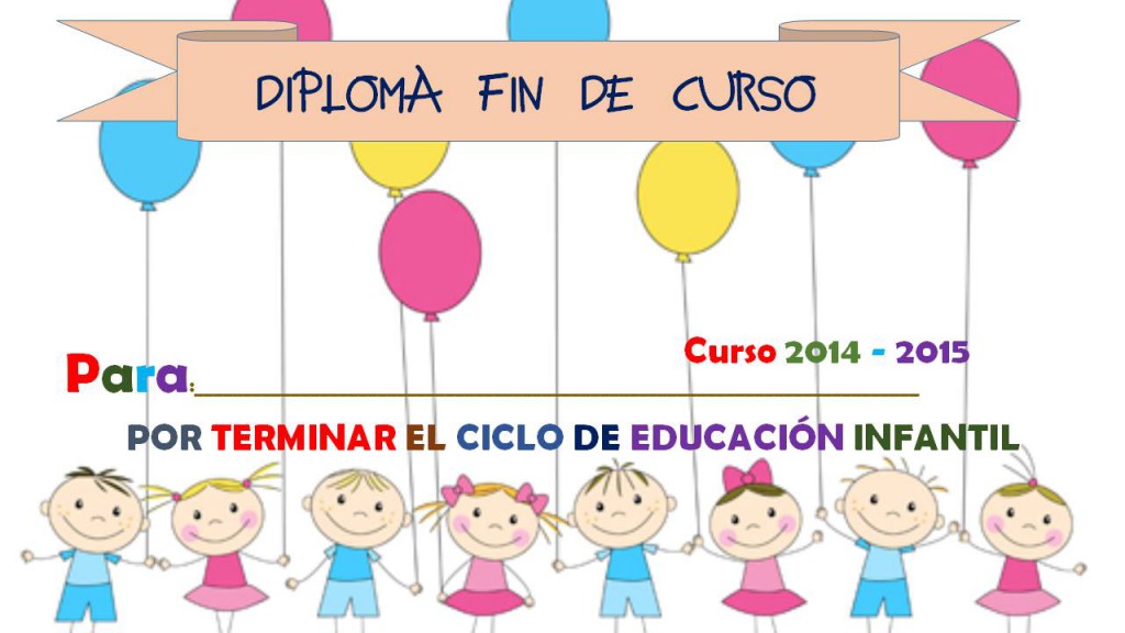 Nueva Colección de 50 Diplomas para Fin de curso imprimibles editables ...