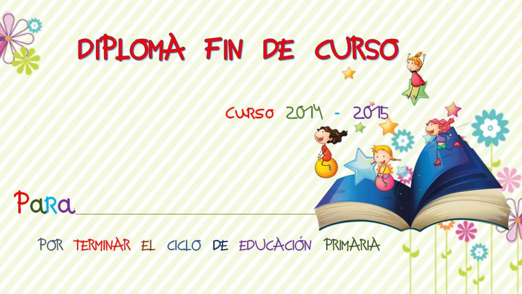 Diplomas fin de curso (45) - Imagenes Educativas