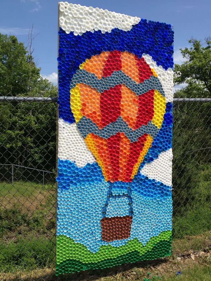 Murales con tapones de plástico (6) - Imagenes Educativas
