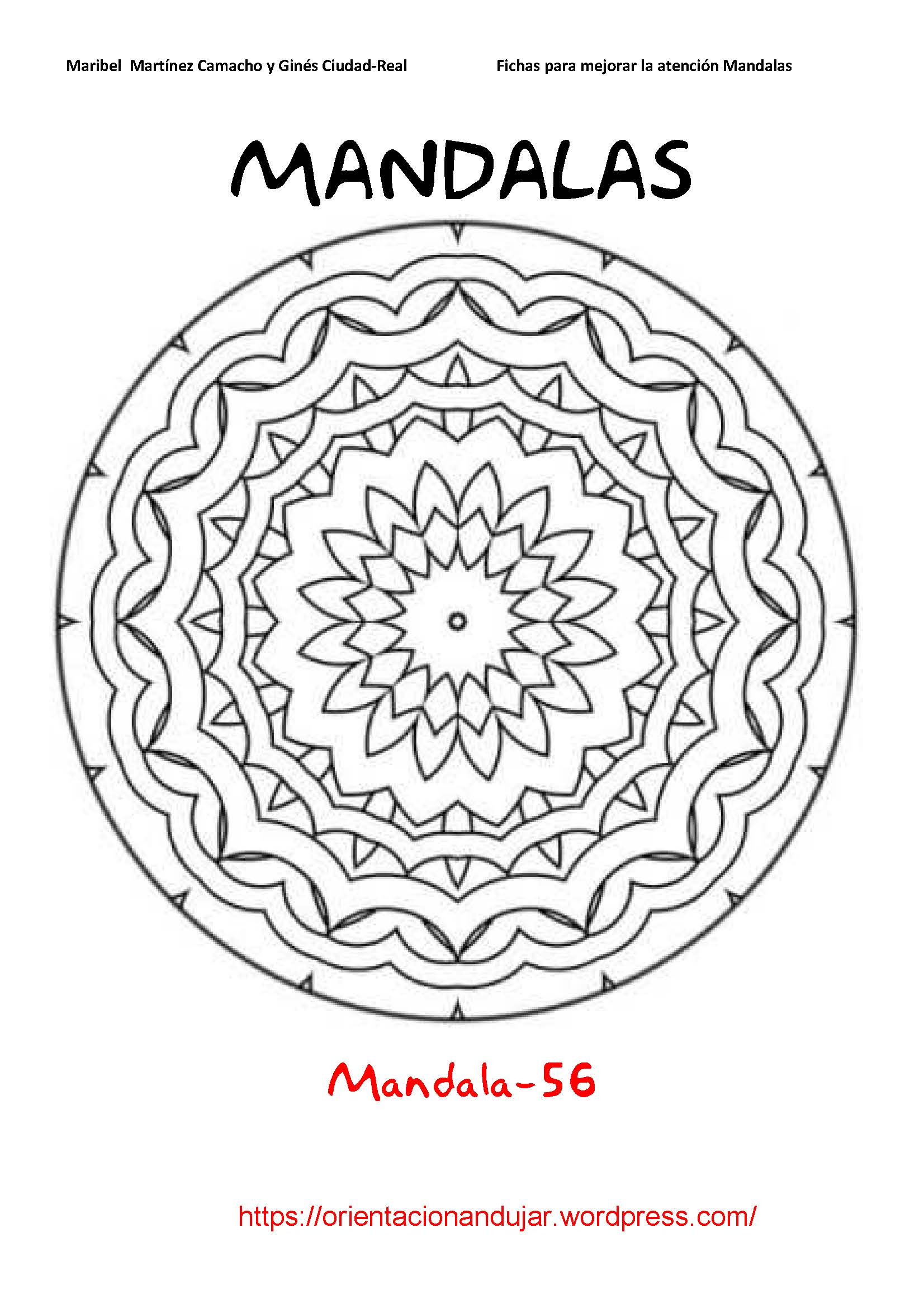 Mandalas Con Operaciones - Estudiar