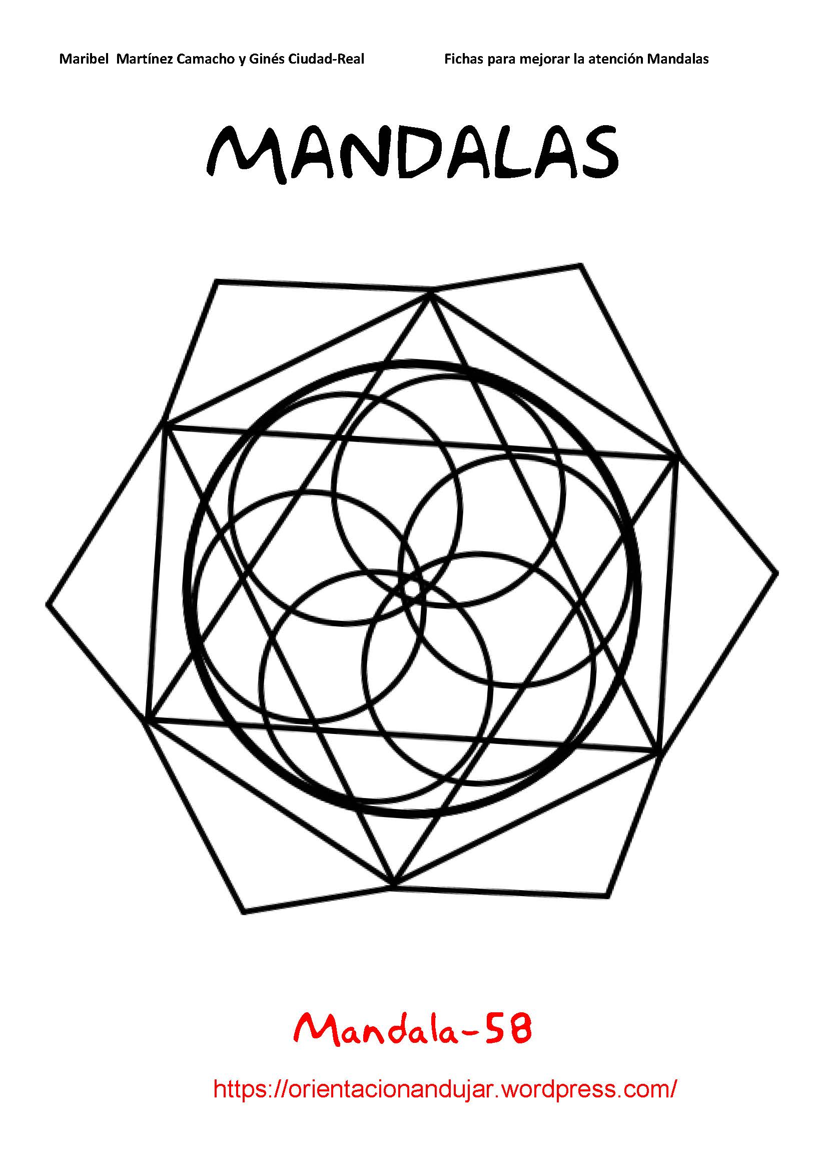 Mandalas Con Operaciones - Estudiar