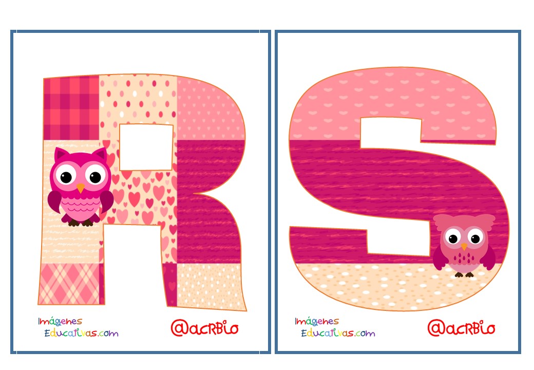 Abecedario búhos (10) – Imagenes Educativas