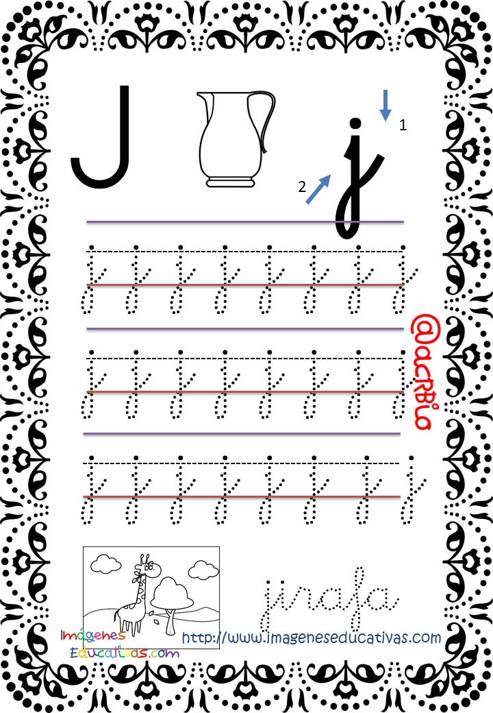Cuaderno de trazos Imágenes Educativas letra escolar (10) - Imagenes ...