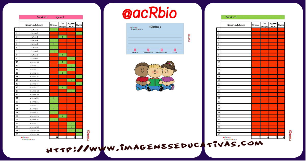 RÚBRICAS Archivos - Página 6 de 6 - Imagenes Educativas