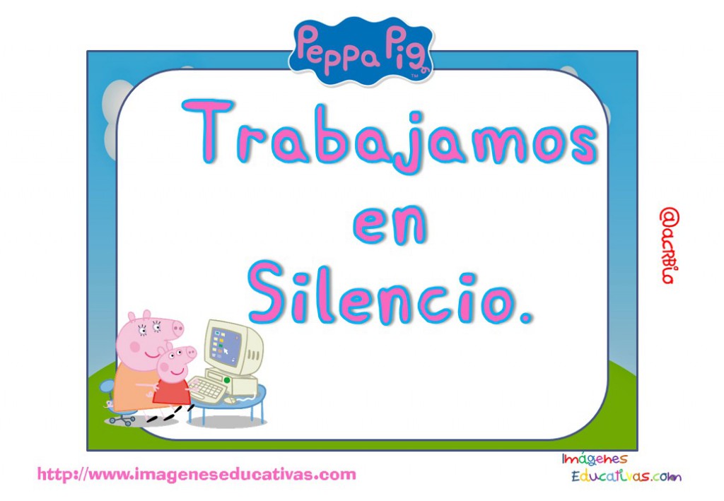 Tarjetas normas de clase Peppa Pig. Solo descargar e imprimir ...