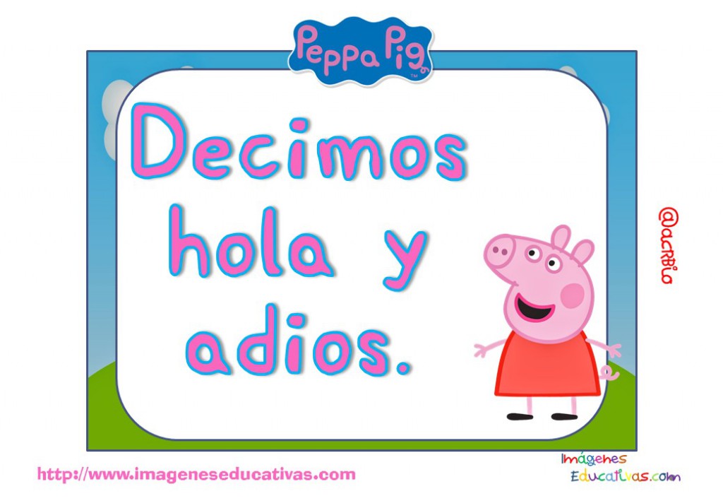 Tarjetas normas de clase Peppa Pig. Solo descargar e imprimir ...