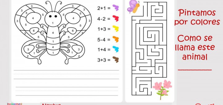 Fichas para aprender a contar con dibujos de animales y comidas ...