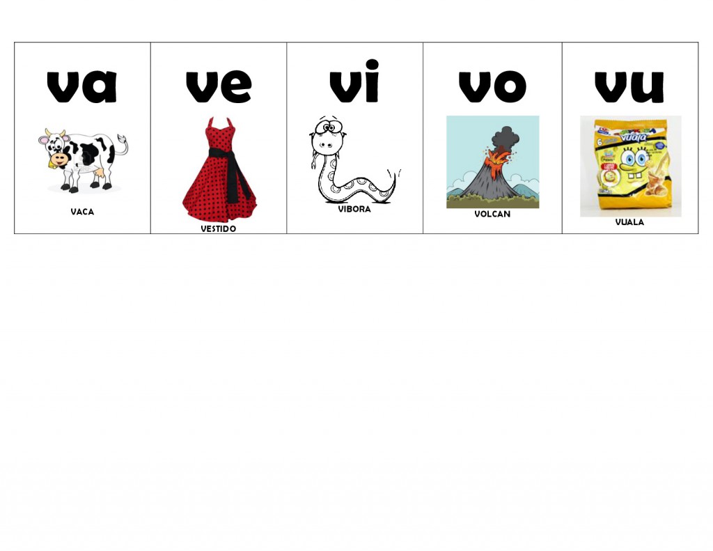 Tarjetas sílabas 2 (4) - Imagenes Educativas