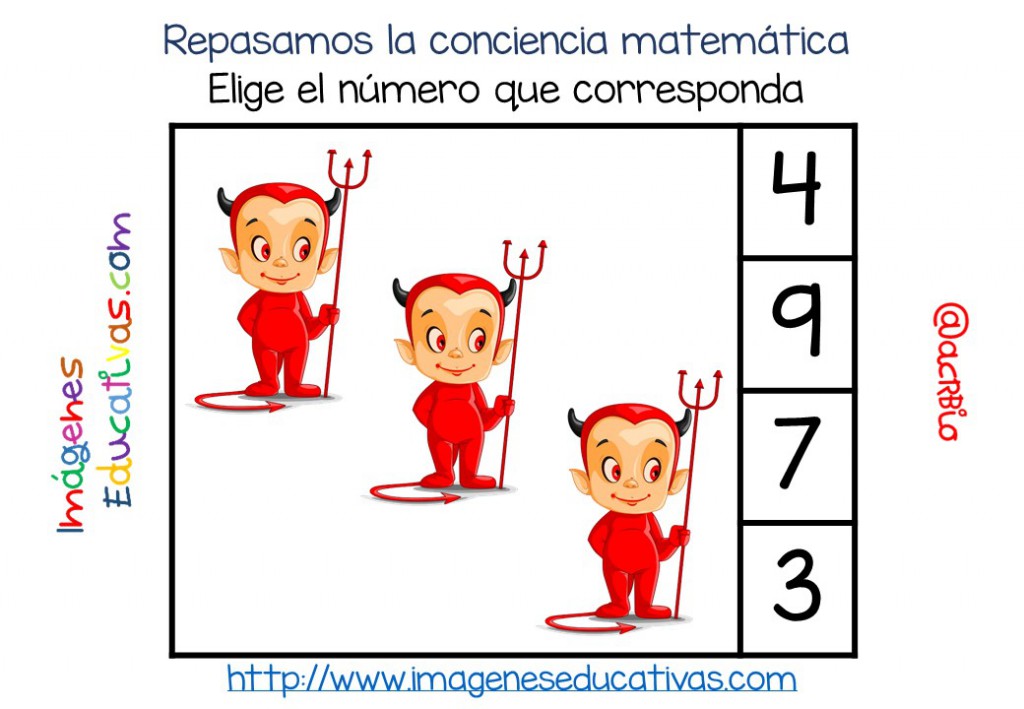 Conciencia matemática, números del 1 al 10 "HALLOWEEN" - Imagenes ...