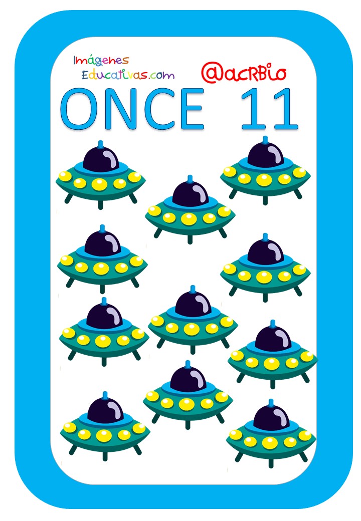 Cartas juguetes números (11) - Imagenes Educativas