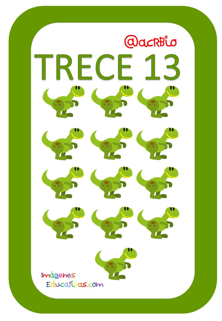 Cartas juguetes números (13) - Imagenes Educativas