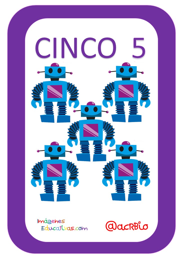 Cartas juguetes números (5) - Imagenes Educativas