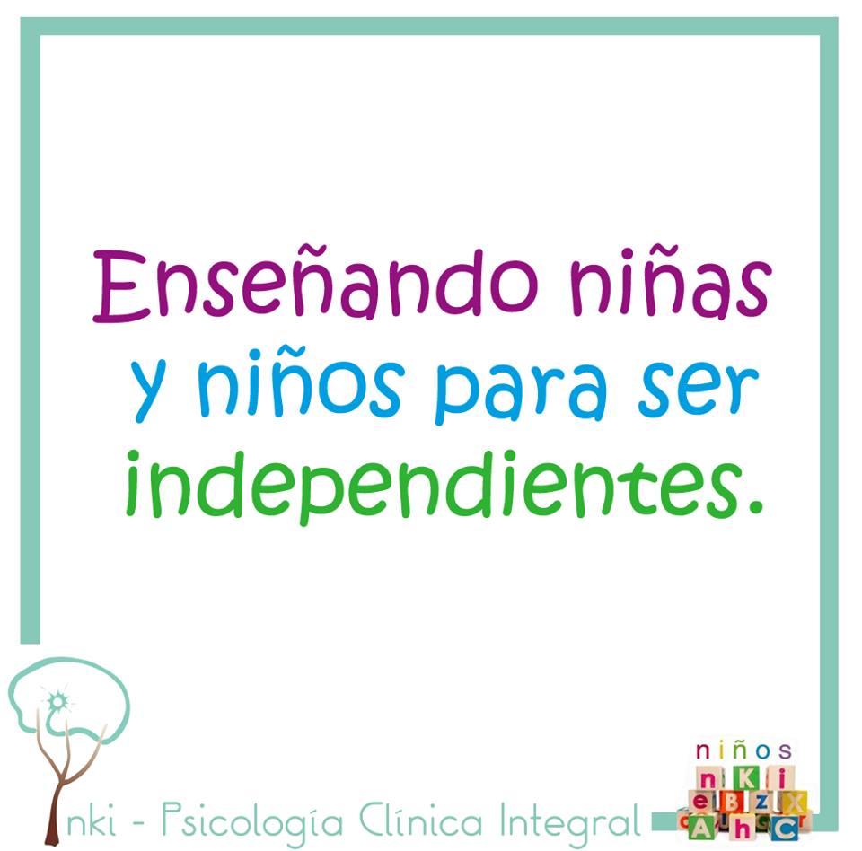 Enseñando a los niños a ser independientes - Imagenes Educativas