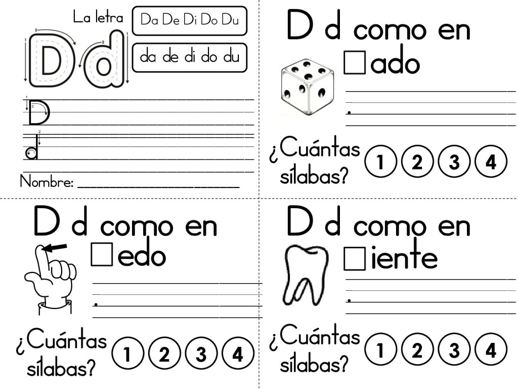 Libro de libritos del alfabeto (4) - Imagenes Educativas