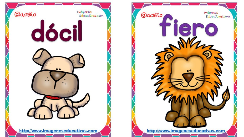 Trabajamos los opuestos; con estas preciosas tarjetas imprimibles y ...