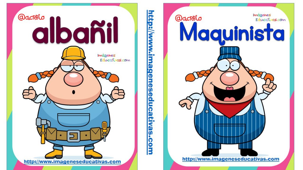 Tarjetas de profesiones y oficios (5) - Imagenes Educativas