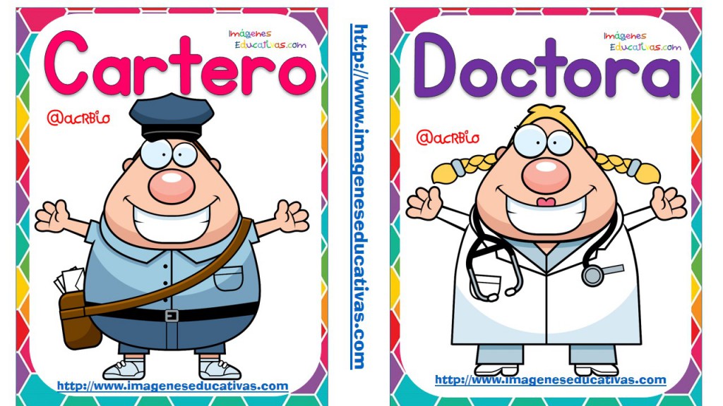 Tarjetas de profesiones y oficios (9) - Imagenes Educativas