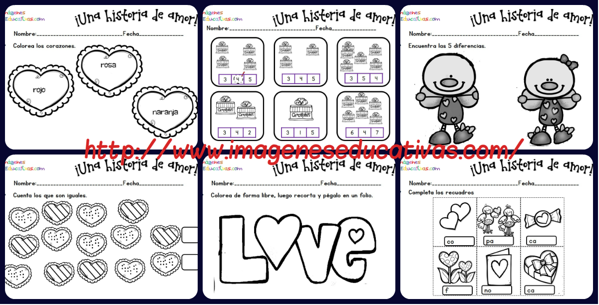 Súper cuaderno de actividades para trabajar el 14 de febrero, día del ...