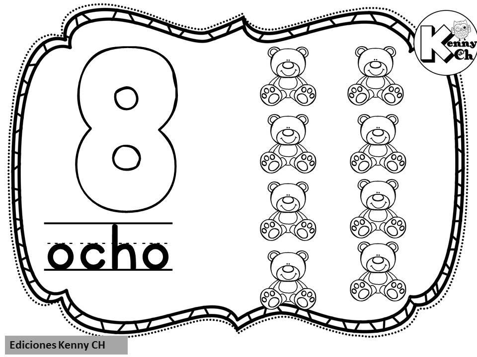 Mini librito mis primeros números (10) - Imagenes Educativas