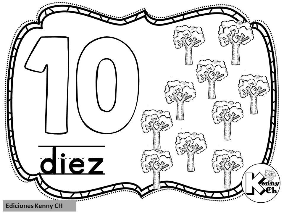 Mini librito mis primeros números (12) - Imagenes Educativas