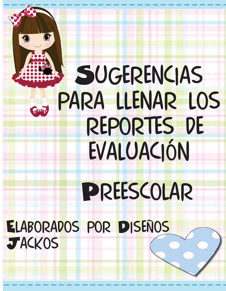 Sugerencias para llenar los reportes de evaluación (1) - Imagenes ...
