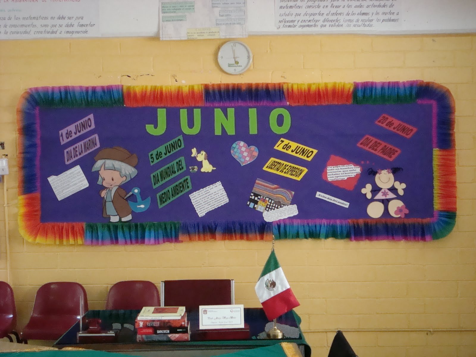 Ideas periódico mural mes de JUNIO - Imagenes Educativas