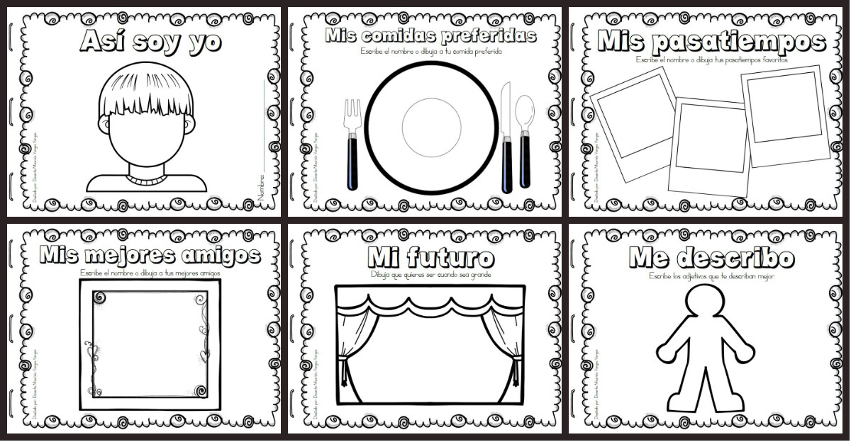 Estupendo cuaderno ASÍ SOY YO, trabajamos la identidad personal ...
