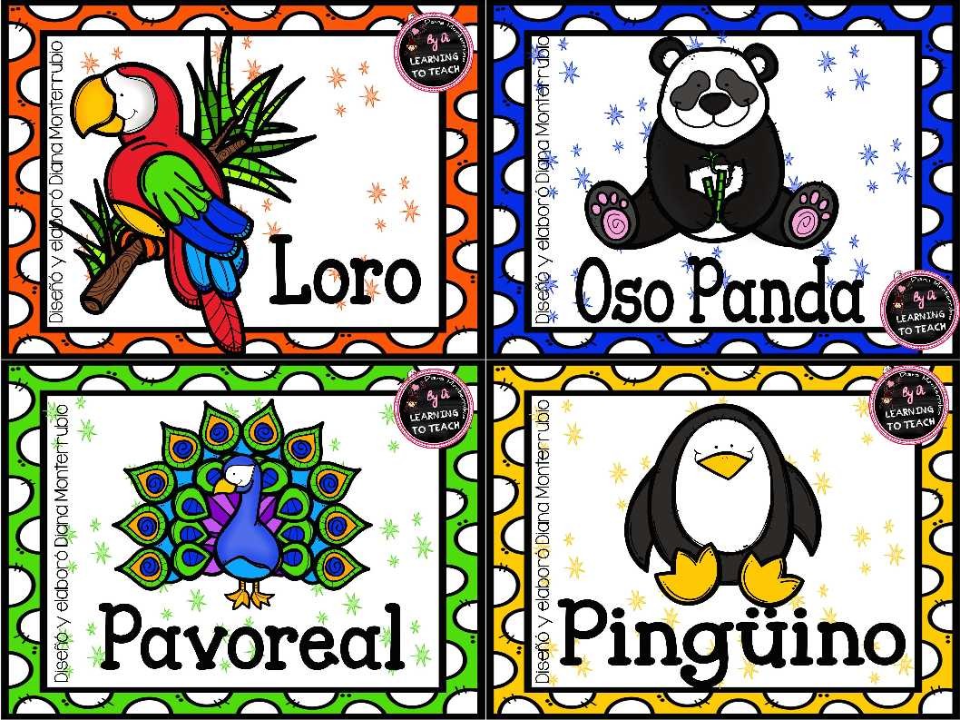LOTERÍA DE ANIMALES (5) - Imagenes Educativas