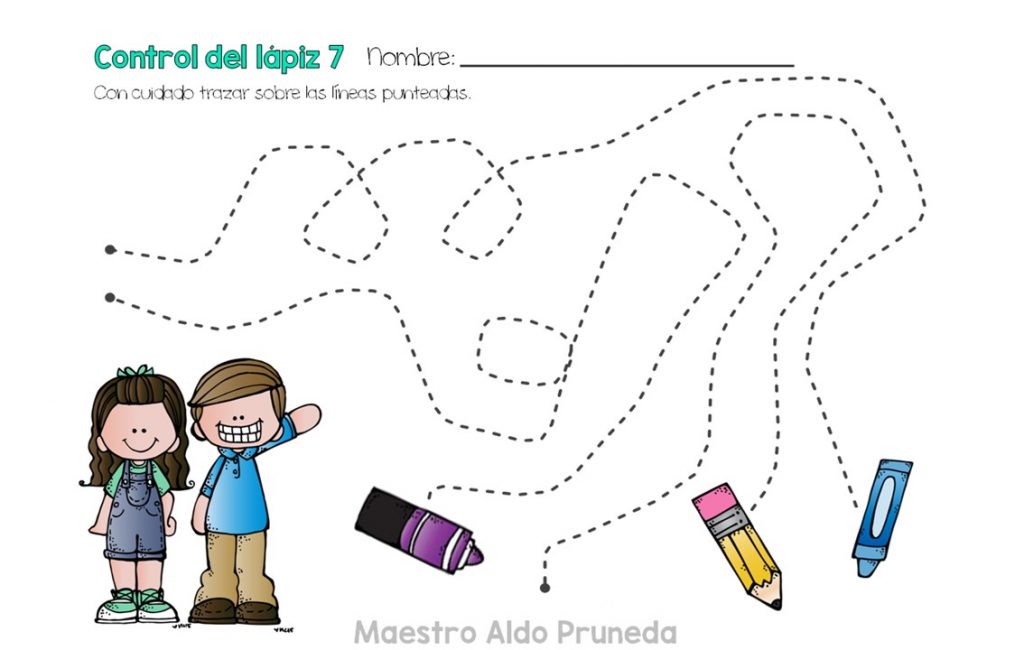cuaderno de trazo y recorte, practicamos la motricidad fina