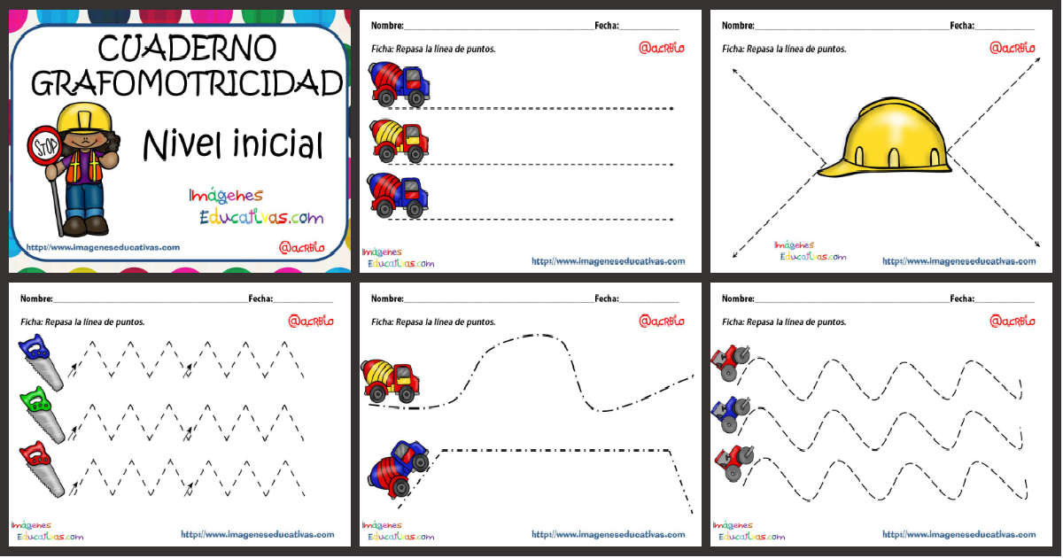 Trazo y preescritura cuaderno para practicar y reforzar