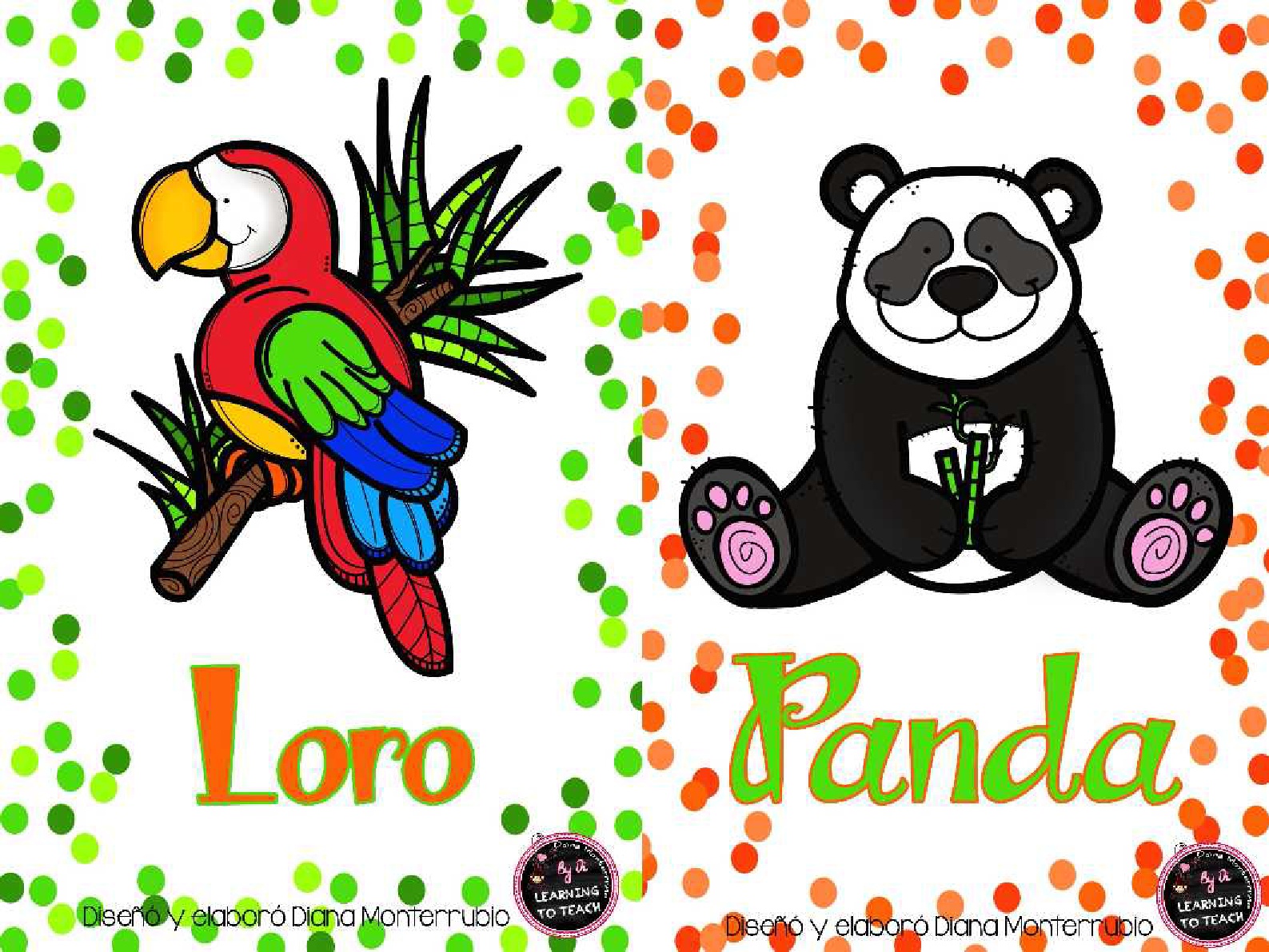 Tarjetas De Animales De Zoológico Y Hábitats (10) - Imagenes Educativas